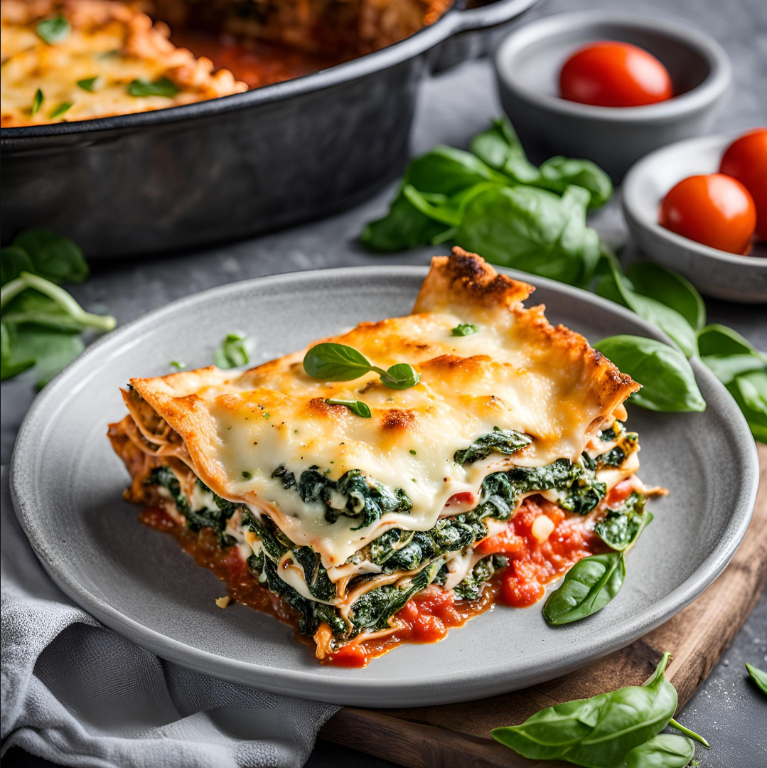 Erstaunlich Lasagne Rezepte Spinat Bild