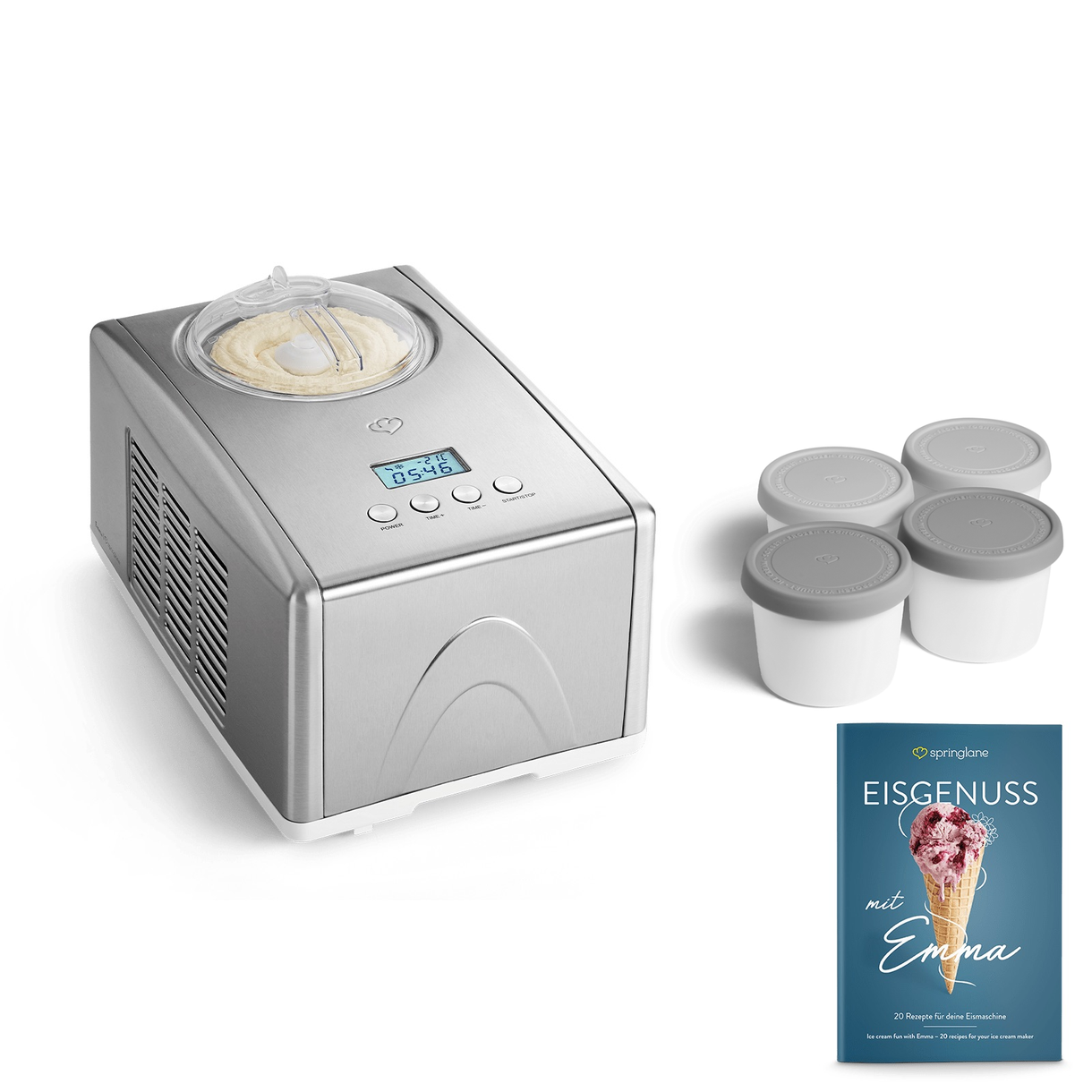Eismaschine mit Kompressor | Emma | Springlane